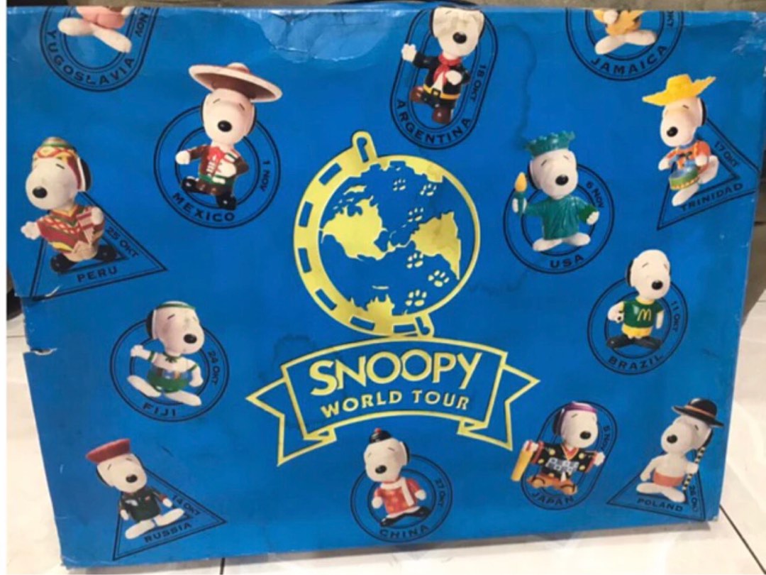 McDonald’s Snoopy World Tour 1999, Hobbies & Toys, Toys & Games on ...