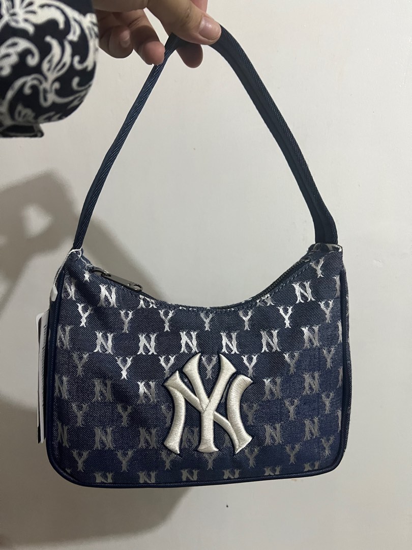 MLB Monogram Jacquard Hobo Bag, Luxury, Bags & Wallets on Carousell
