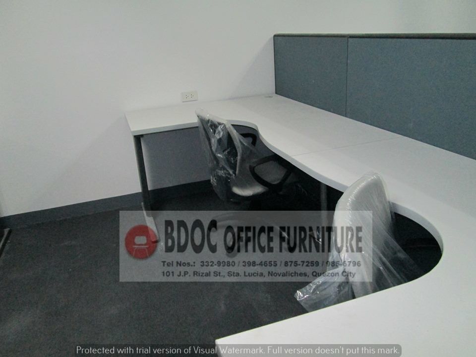 modified table top office partition / office partition / office table ...