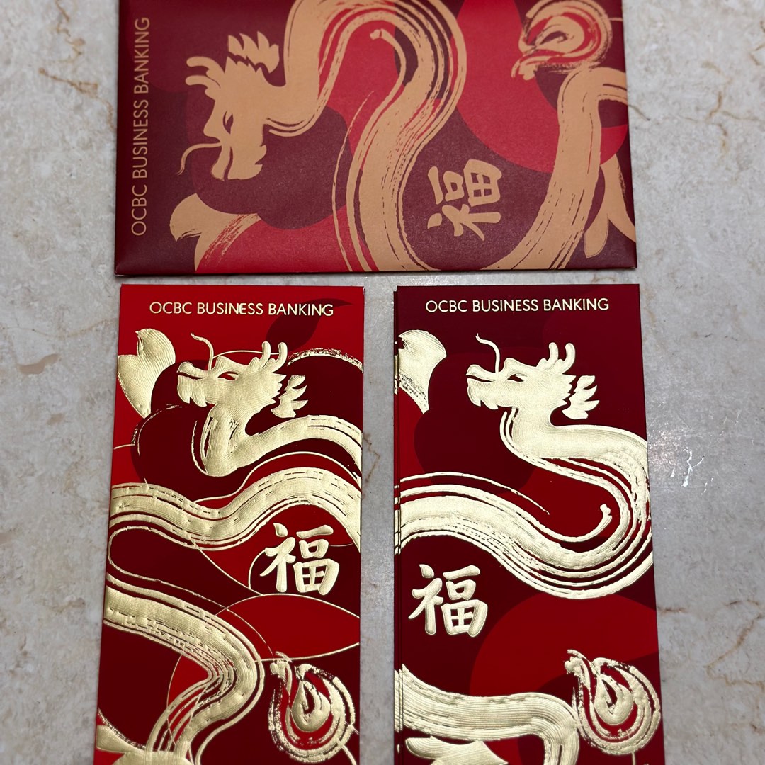 OCBC Business Banking 2024 Red Packet, Hobbies & Toys, Stationery ...