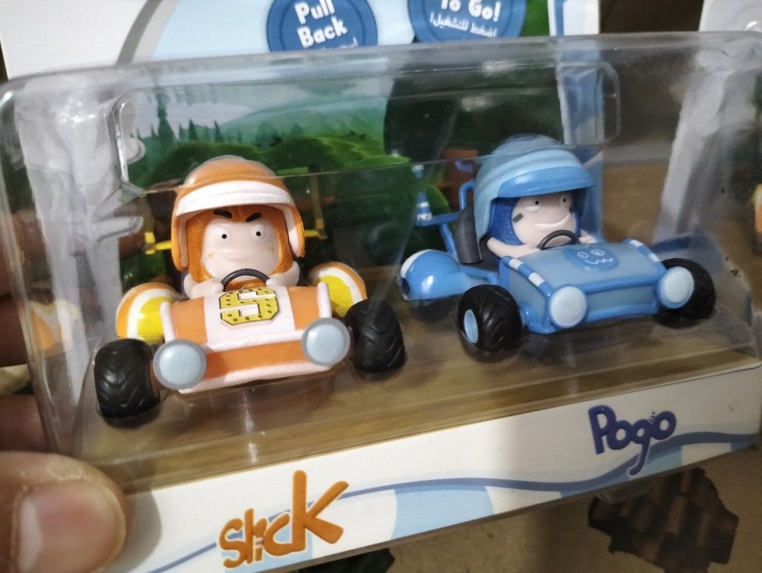 One animation Oddbods Mini Racers 2 in 1, 1/36 scale, Pull back racers ...