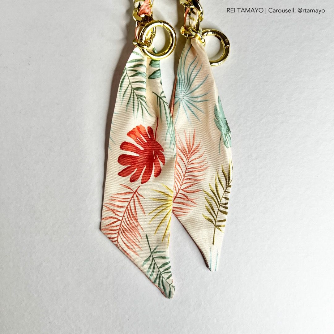 On-Hand HOLB House of Little Bunny Twilly Chain Cream Monstera Tropical ...