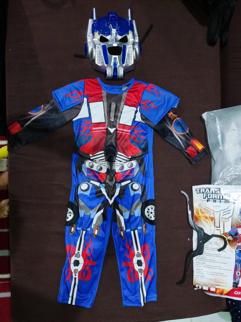 Optimus Prime Costume, Babies & Kids, Babies & Kids Fashion on Carousell