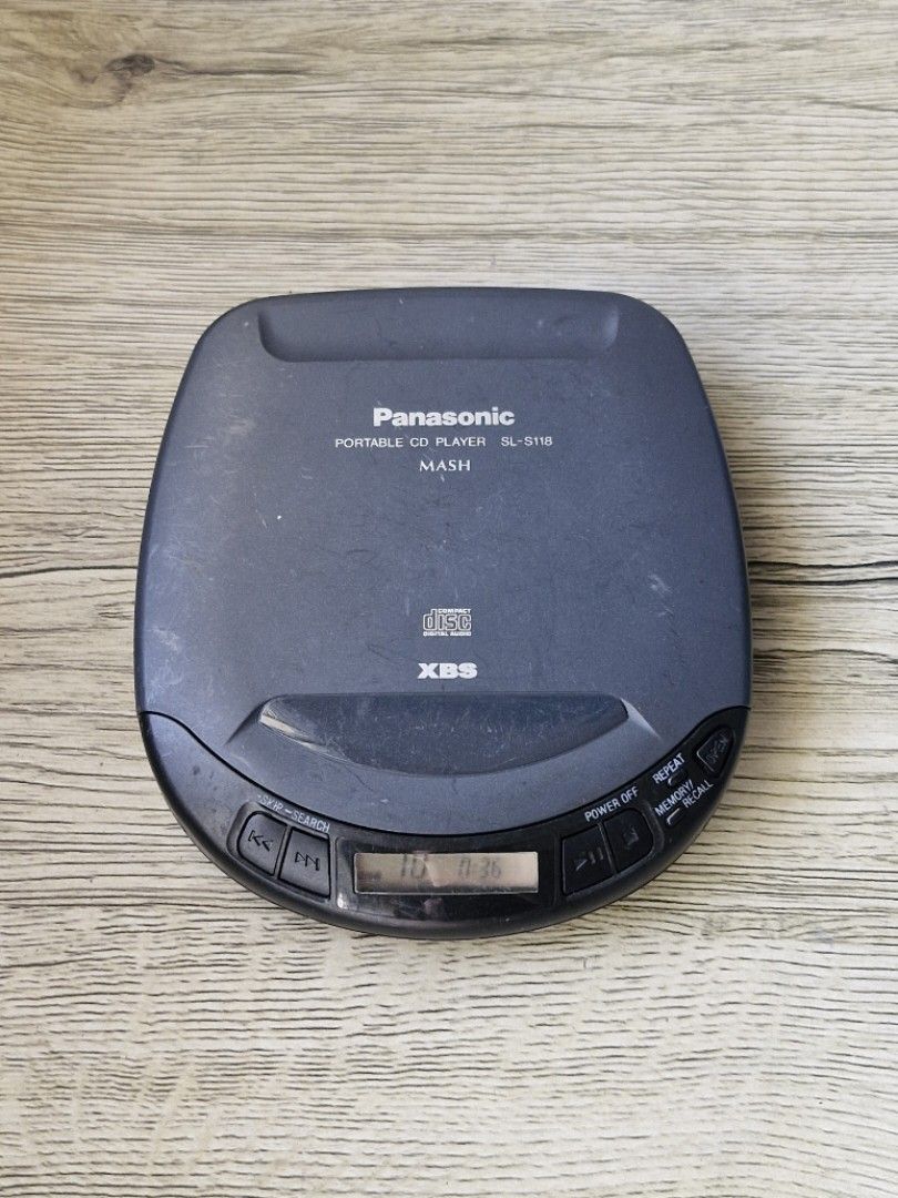 Panasonic SL-S118 Walkman Discman Portable CD Player, Audio, Portable Music Players on Carousell