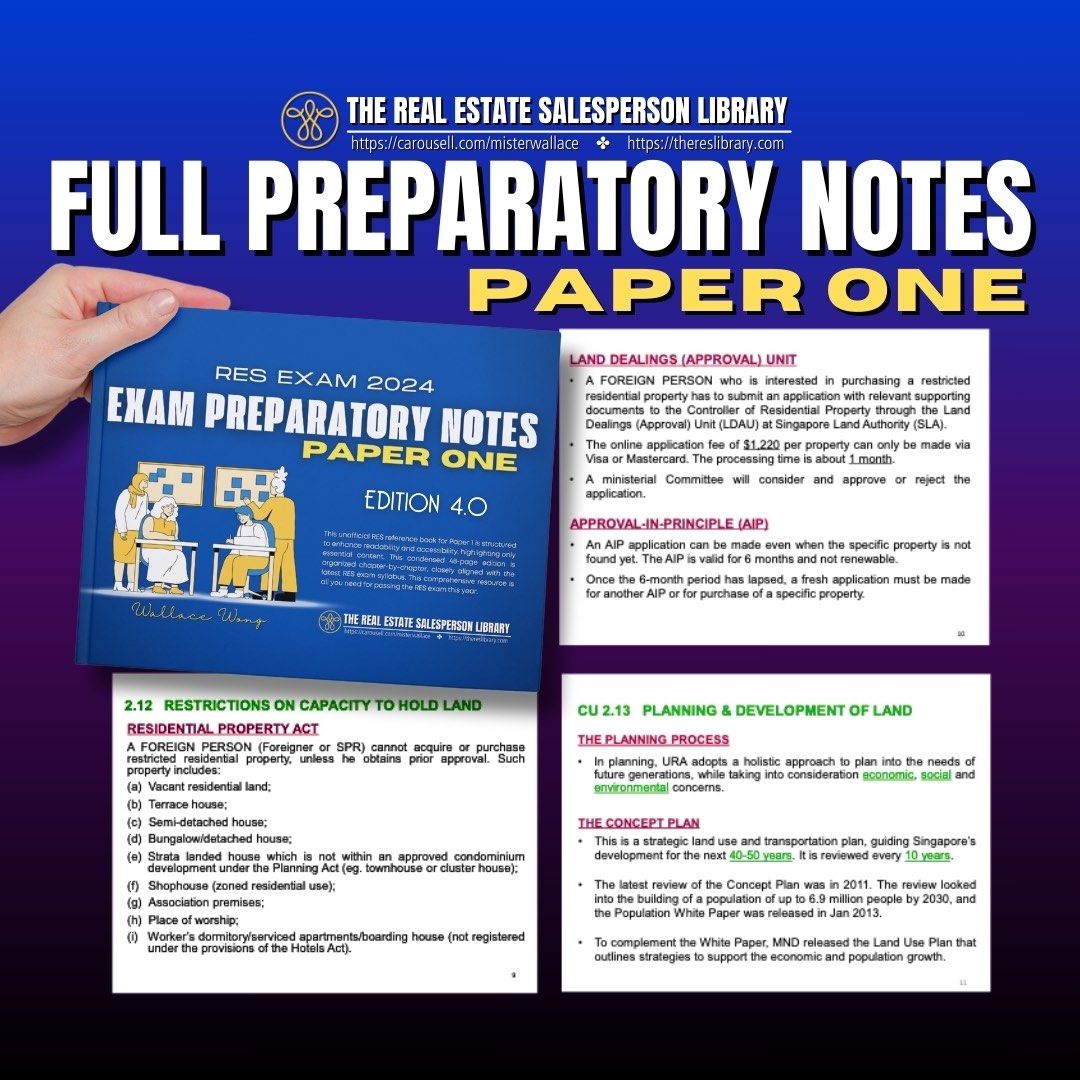 RES Exam Full Prep Notes & RES Exam Revision Notes 2024 by Mister ...