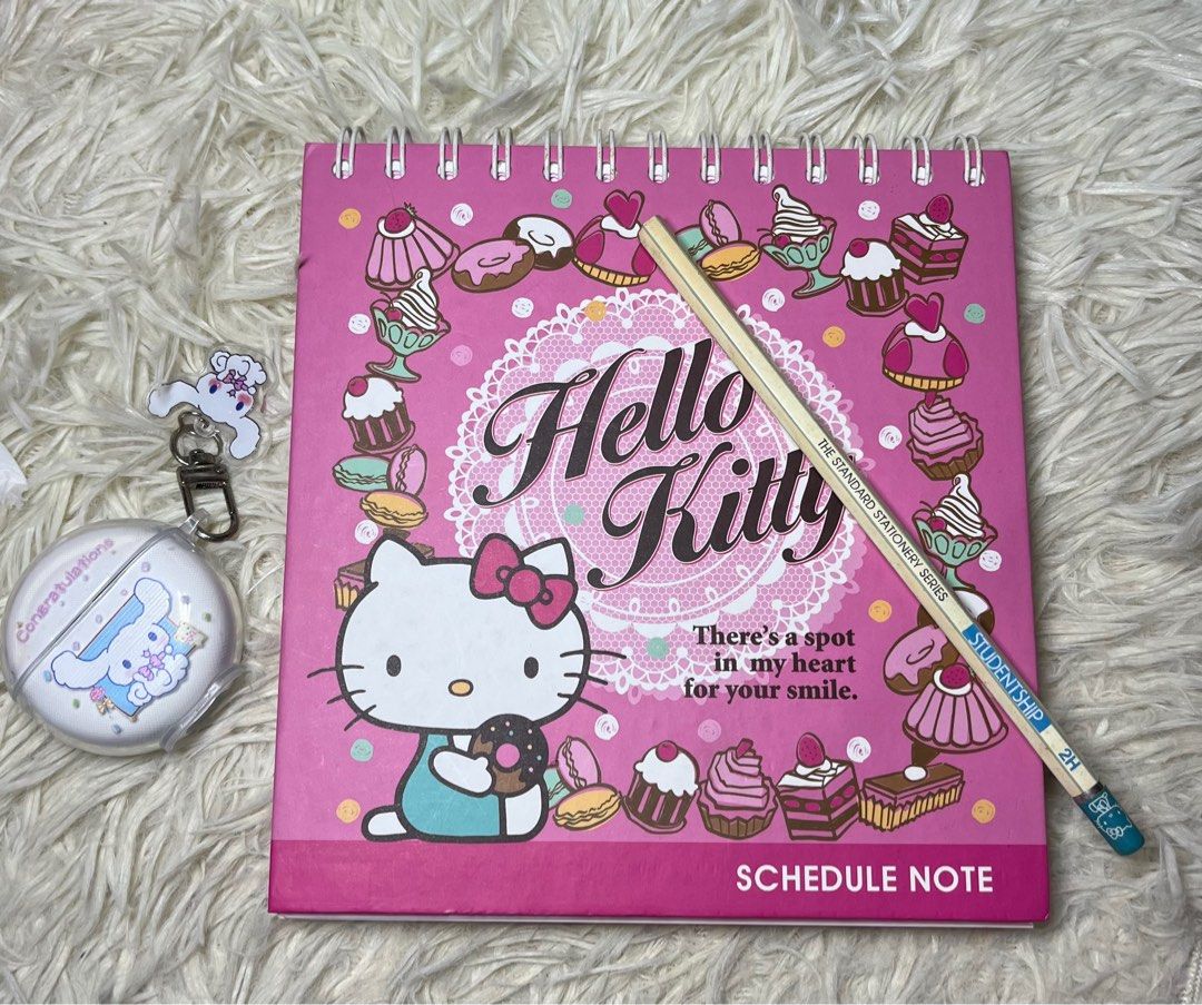 SANRIO 2007 2010 Hello Kitty schedule Note Kuromi notebook, Hobbies ...