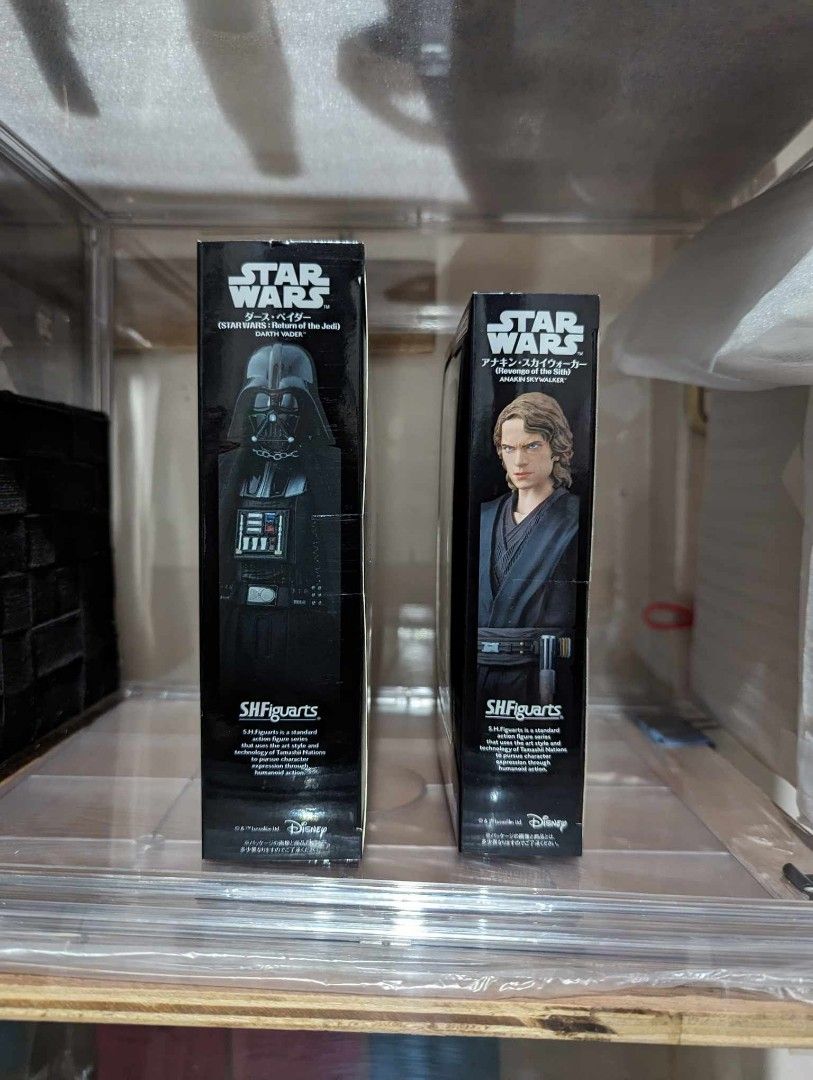 SHF Anakin Skywalker (ROTS) and Darth Vader (ROTJ), Hobbies & Toys ...