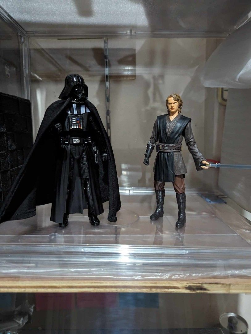 SHF Anakin Skywalker (ROTS) and Darth Vader (ROTJ), Hobbies & Toys ...