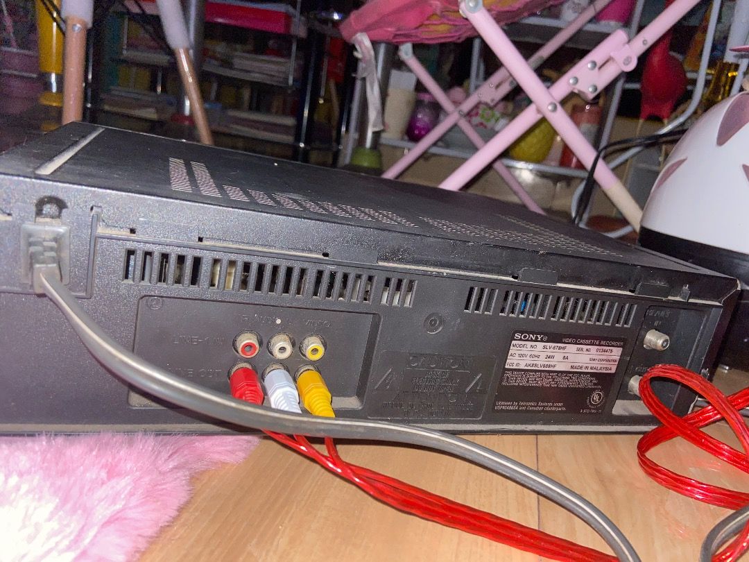 SONY VHS PLAYER 110V (AS-IS), TV & Home Appliances, TV & Entertainment ...