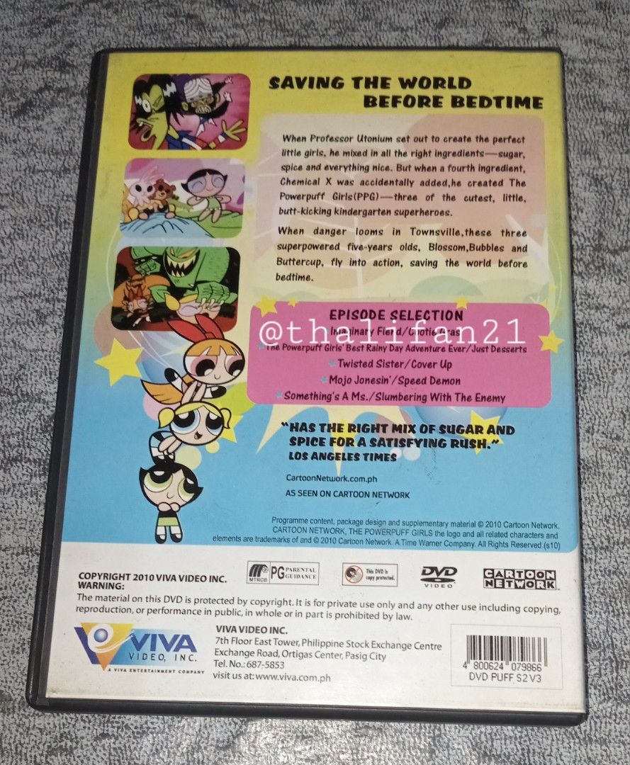 The Powerpuff Girls DVD, Hobbies & Toys, Music & Media, CDs & DVDs on Carousell