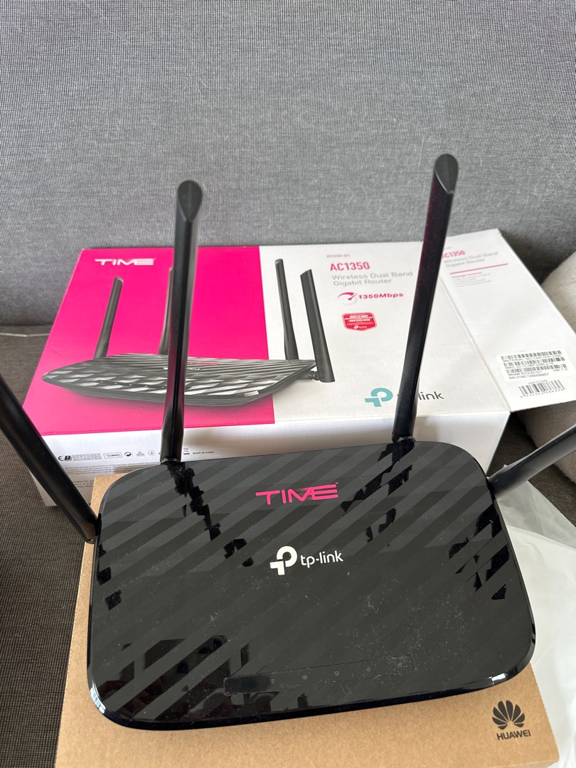 Time tp- link Ac1350 wireless dual band gigabit router, Computers ...