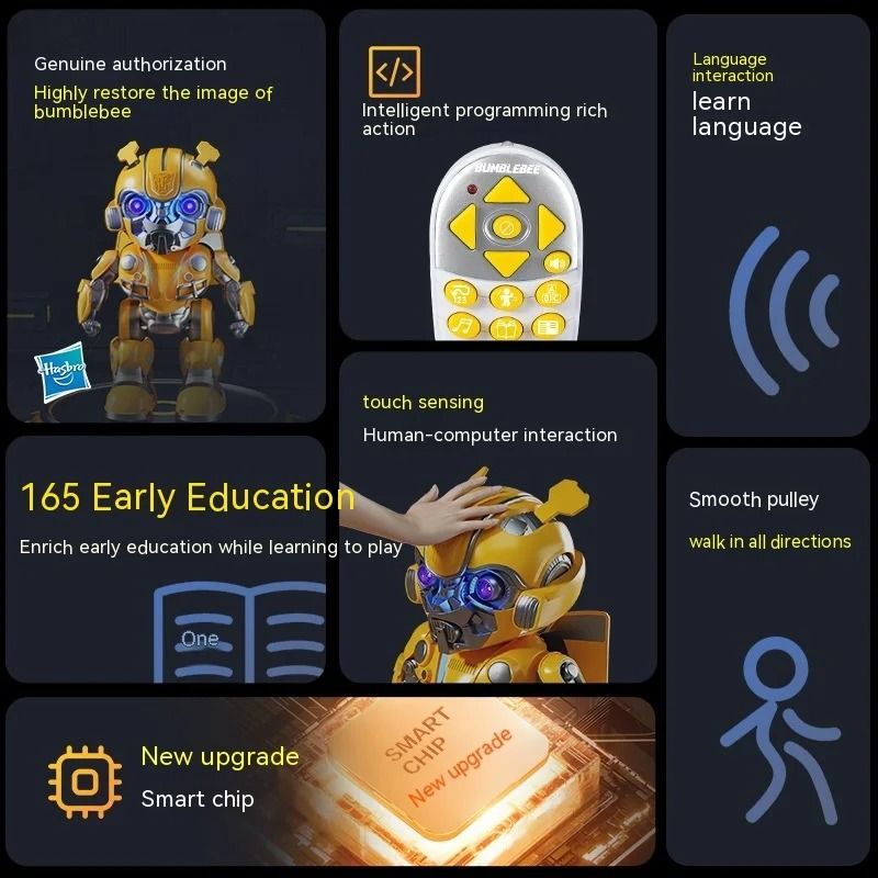 Transformers Bumblebee Toy Remote Control Robot Early Education ...