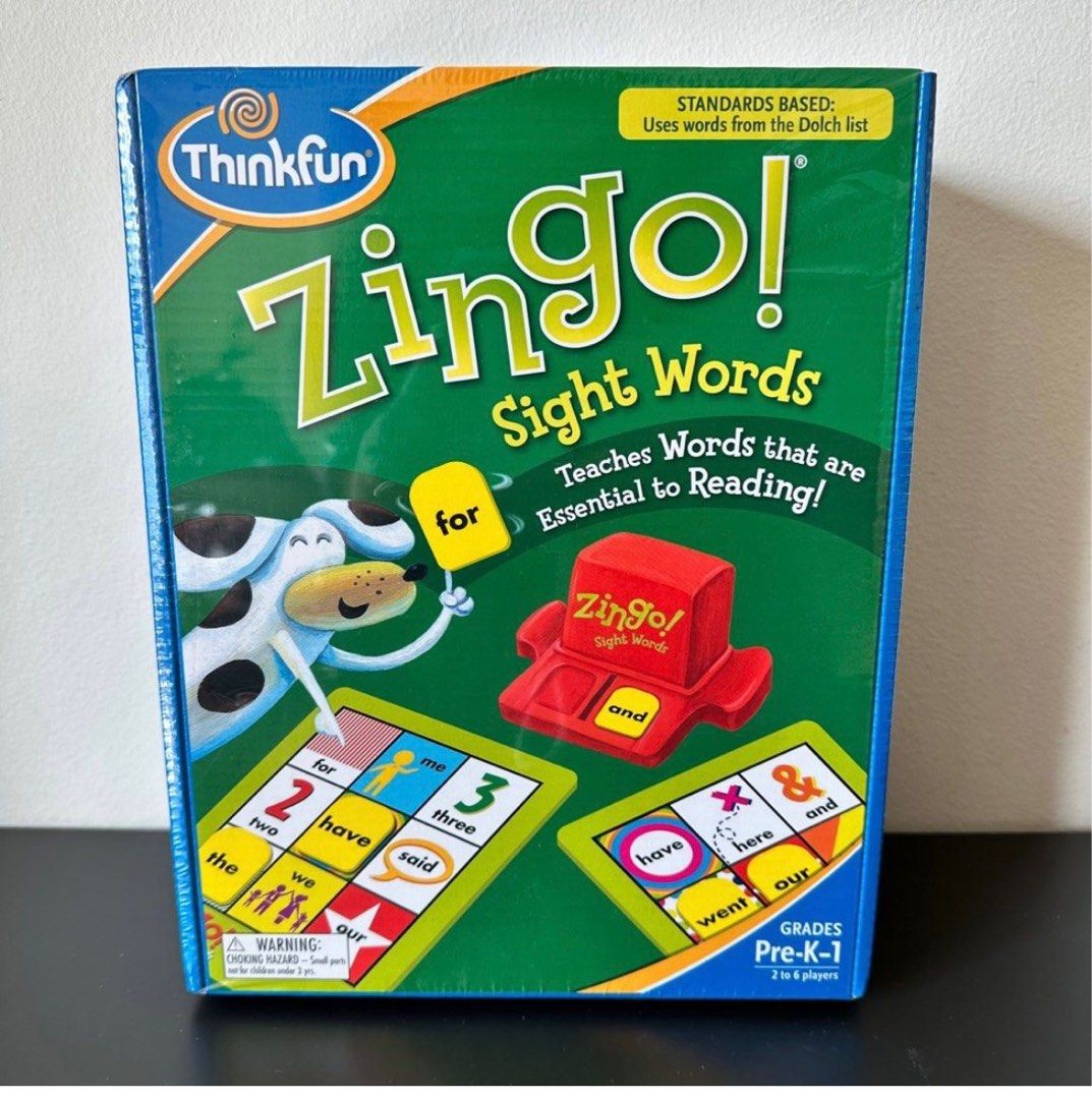 Zingo Sight Words, Hobbies & Toys, Toys & Games on Carousell
