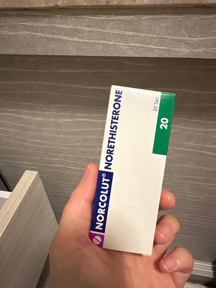 包郵 全新 norcolut 延經藥 調經藥 20粒, 健康及營養食用品, 健康補充品, 健康補充品 - 維他命及補充品 - Carousell