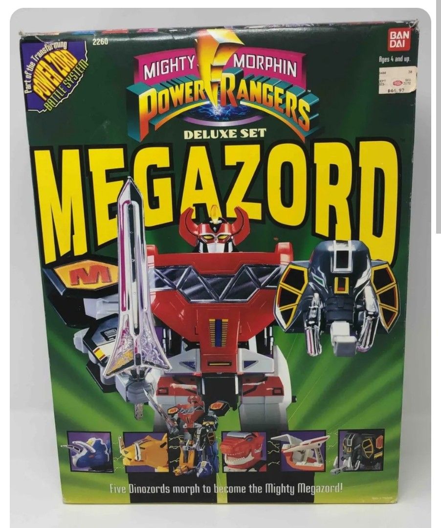 Bandai MMPR Power Rangers Megazord, Hobbies & Toys, Toys & Games on Carousell