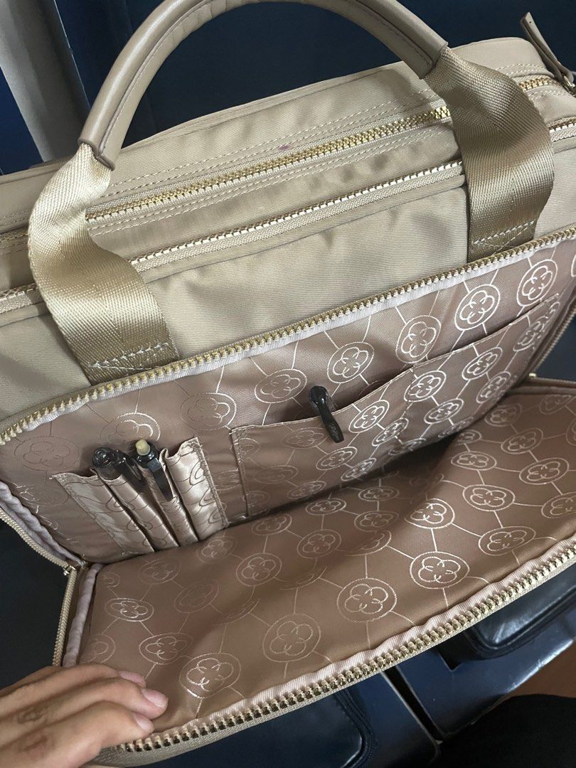 CLN Laptop Bag - Dark Beige, Women's Fashion, Bags & Wallets, Shoulder ...