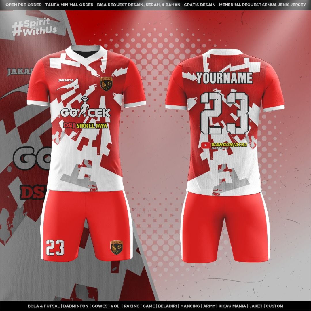 Contoh Jersey Futsal Printing Keren Surabaya - 0812.9359.5013, Olah ...