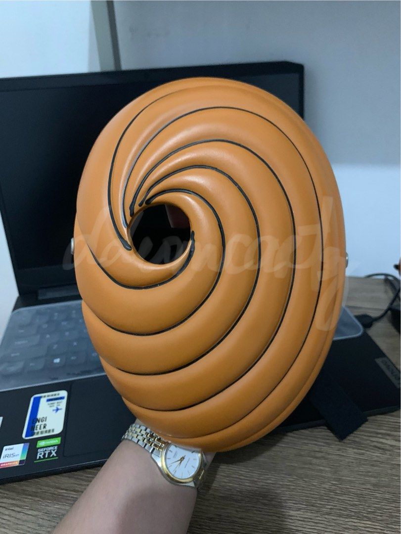 Costume Cosplay Naruto Shippuden Akatsuki Tobi obito Uchiha Mask ...