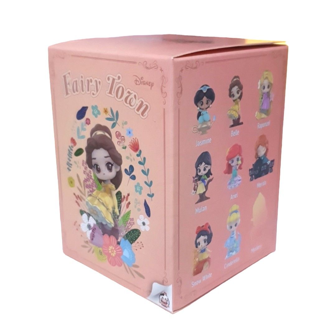 CPCM Blind Box Disney Princess Fairy Town Snow White Rapunzel Mulan Belle Ariel Merida Jasmine ...