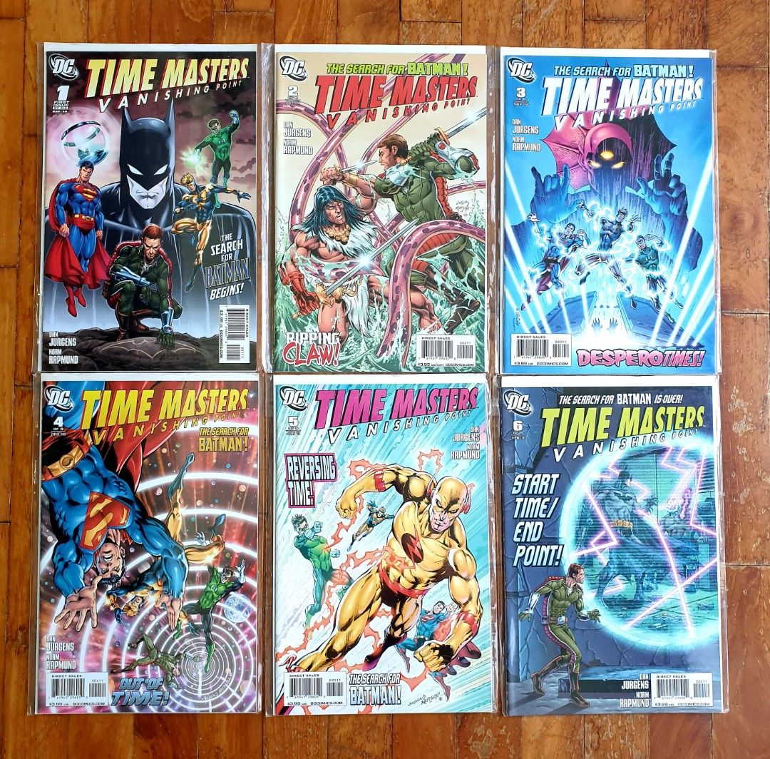 DC comics: Time Masters Vanishing Point (complete set of 6), Hobbies ...