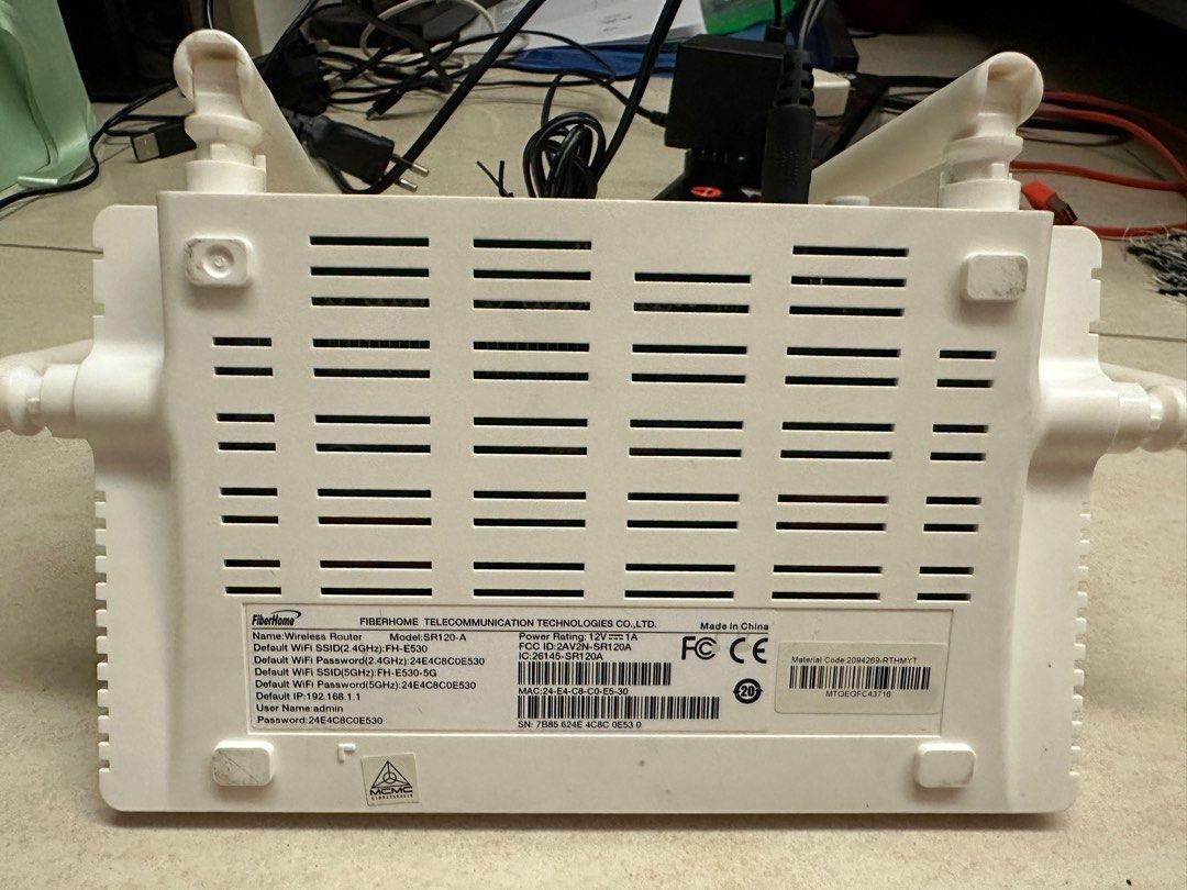 Fiberhome Router SR120 - A , Computers & Tech, Parts & Accessories ...