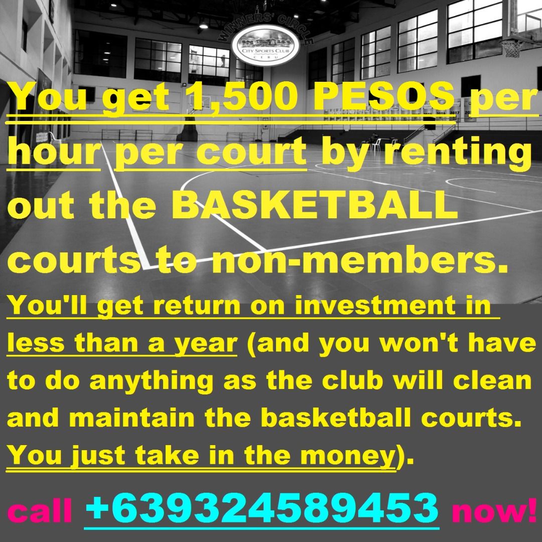 for sale: with existing business of outdoor and indoor basketball ...