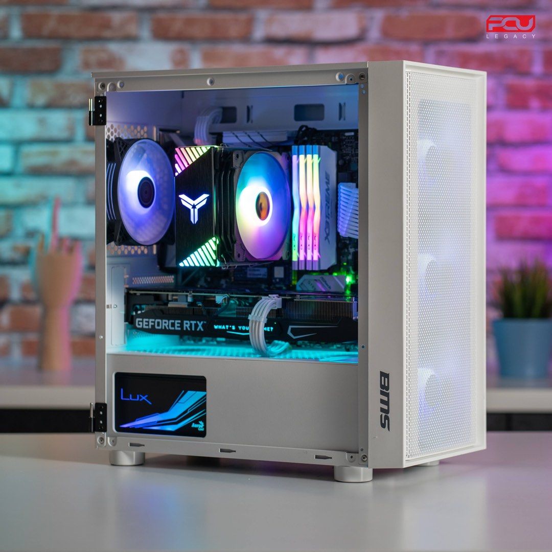 Full Set White Build / AMD RYZEN 5 5500 / NVIDIA RTX 2060 6GB / Gaming ...