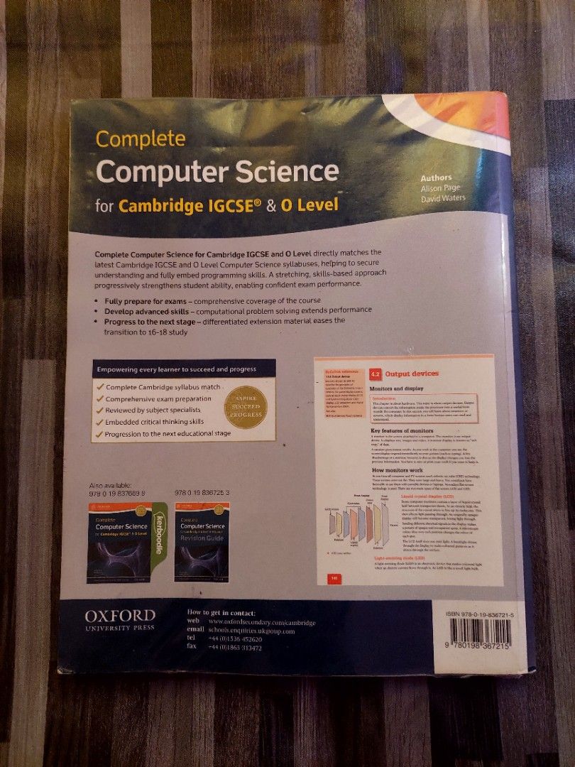 Igcse And O Level Computer Science Hobbies And Toys Books And Magazines