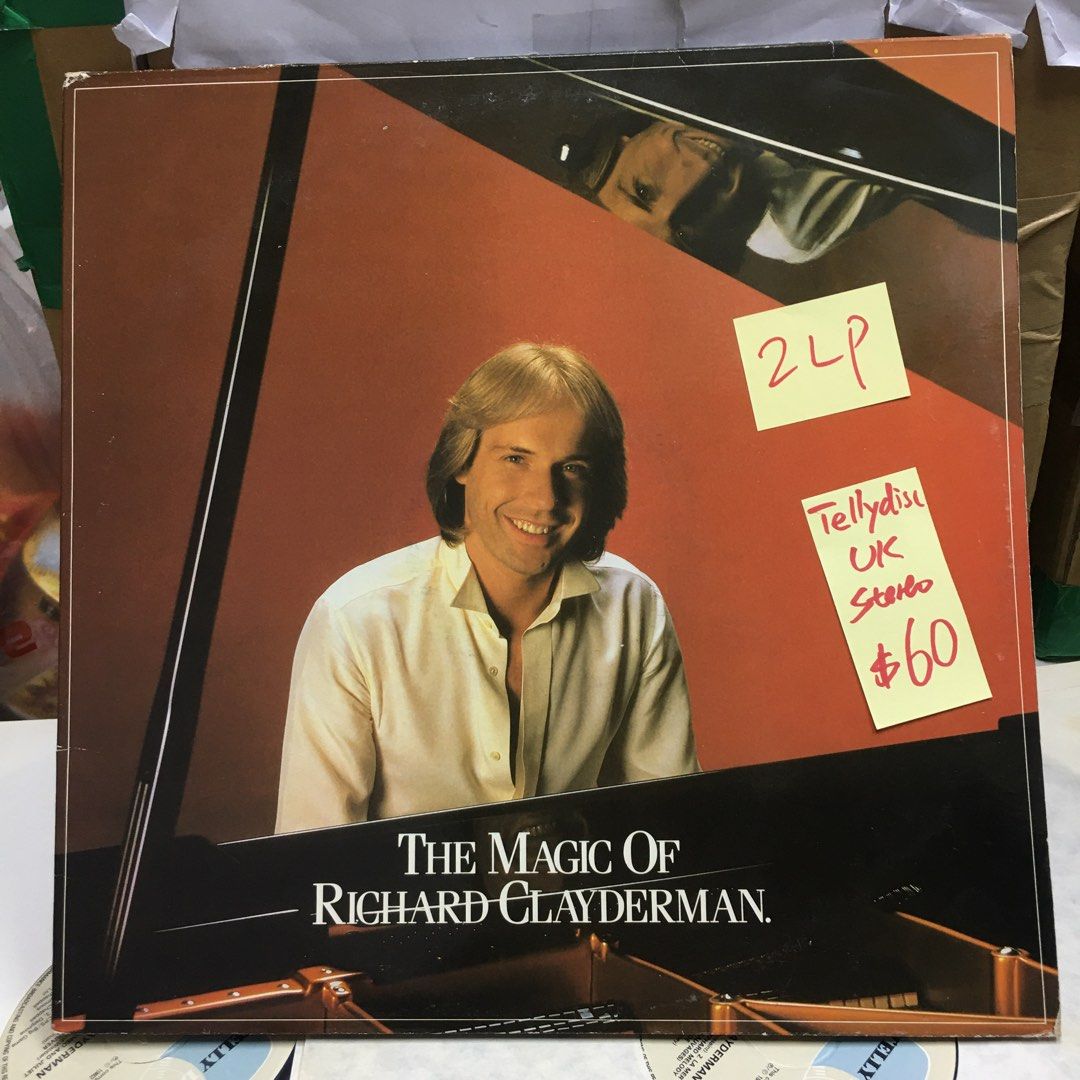 LP Pop : (2 LP) The Magic of Richard Clayderman, Tellydisc UK 黑膠唱片，英國版 ...