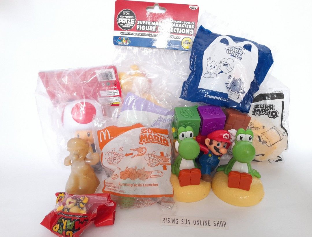 MCdo toys Super Mario Collectible figures mcdonalds happy meal, Hobbies ...