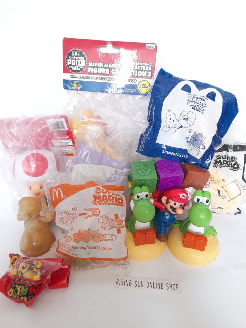 MCdo toys Super Mario Collectible figures mcdonalds happy meal, Hobbies ...