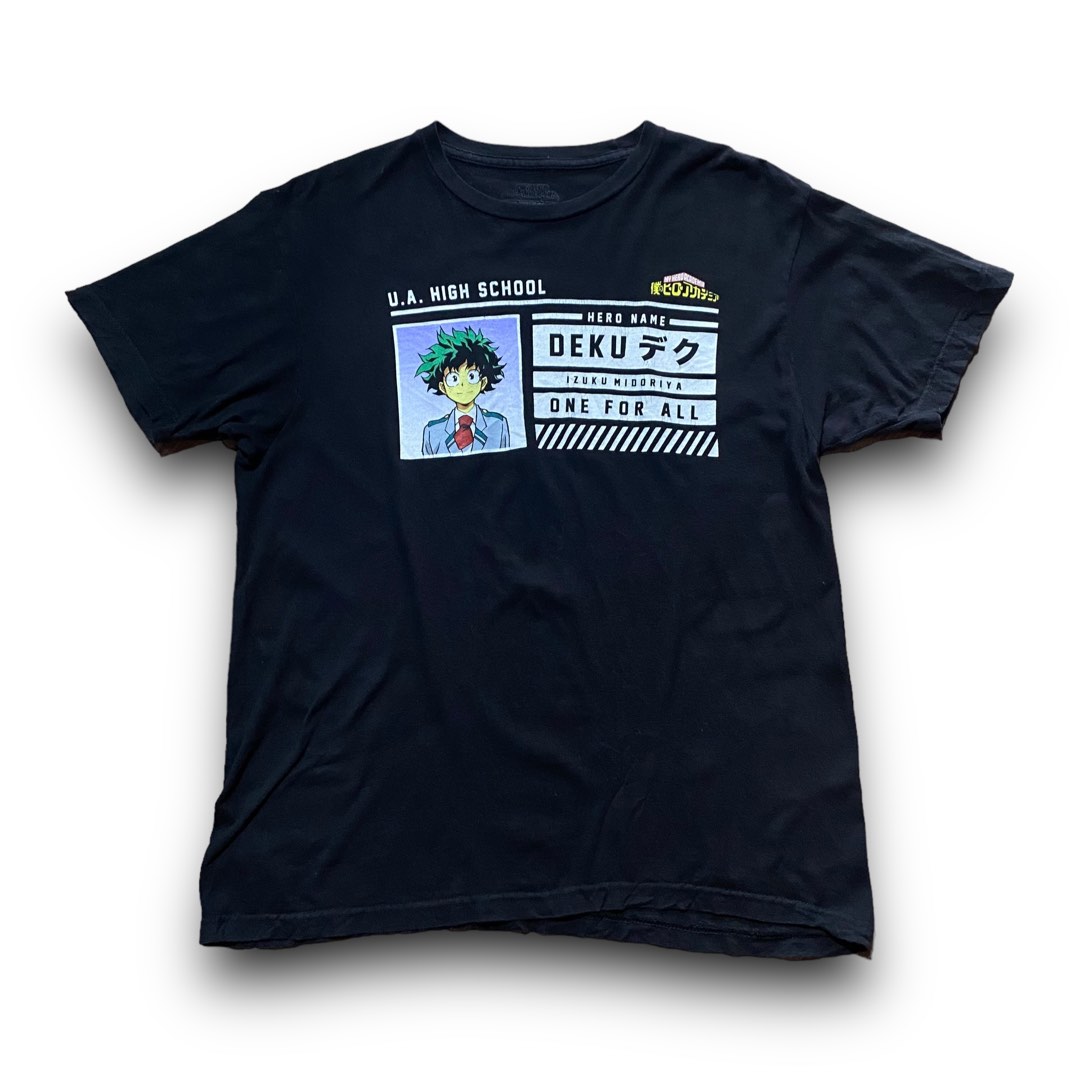 Anime My Hero Academia "ID DEKU" official Merchandise, Fesyen Pria ...