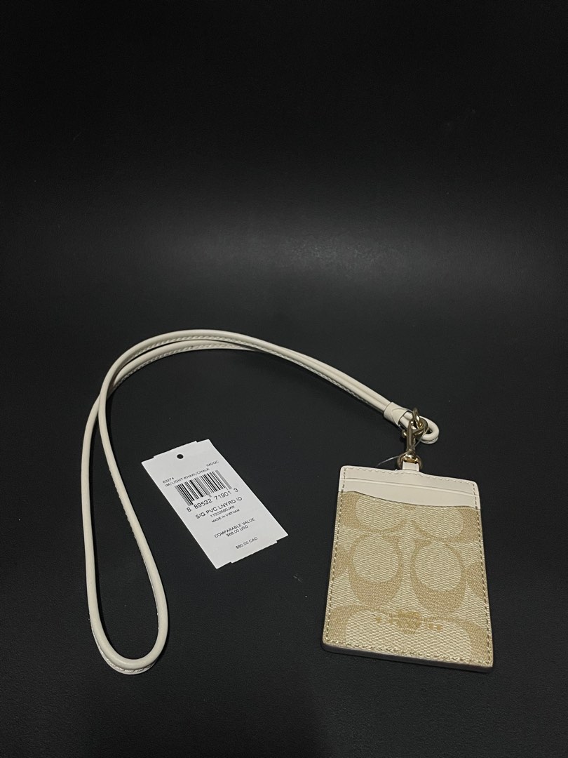 Original Coach Id Lanyard, Luxury, Bags & Wallets on Carousell