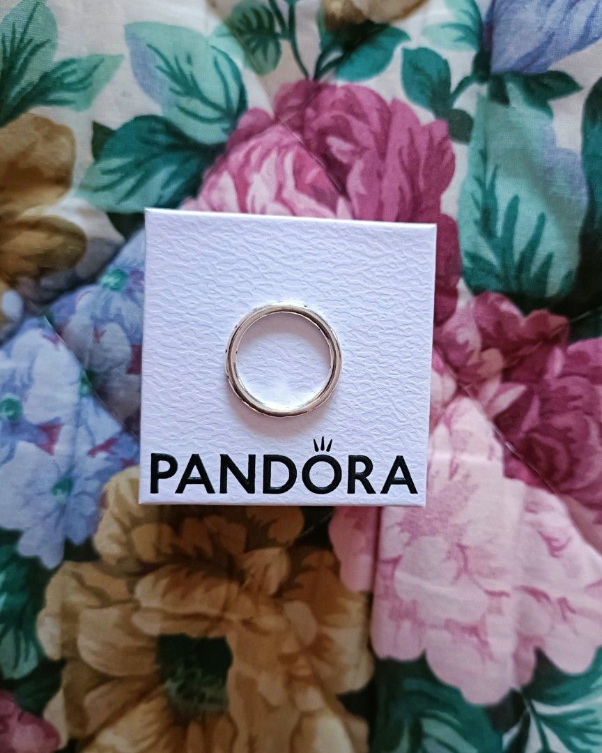PANDORA | Simple Sparkling Band Ring., Women's Fashion, Jewelry on ...