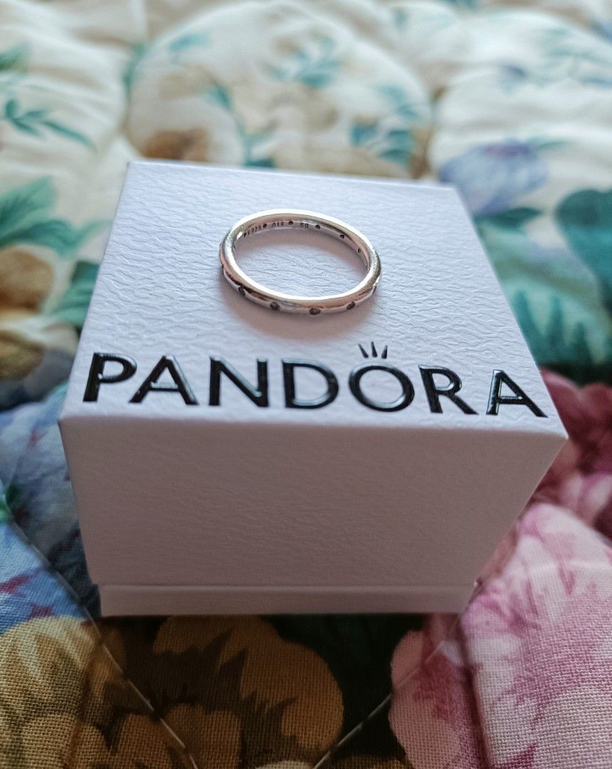 PANDORA | Simple Sparkling Band Ring., Women's Fashion, Jewelry on ...