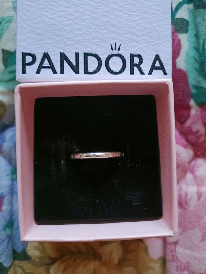 PANDORA | Simple Sparkling Band Ring., Women's Fashion, Jewelry on ...