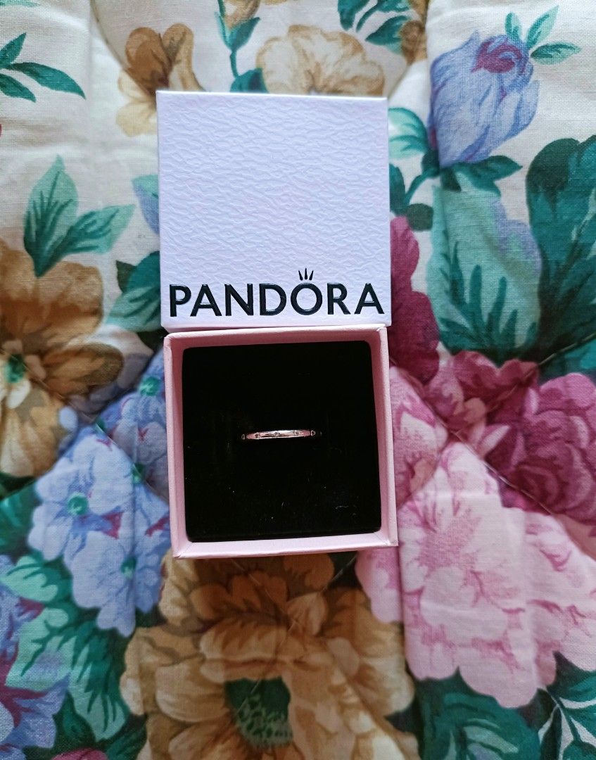 PANDORA | Simple Sparkling Band Ring., Women's Fashion, Jewelry on ...