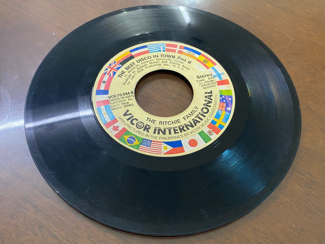 Philippine Vinyl Plaka Record 45 RPM - THE BEST DISCO IN TOWN PART II ...