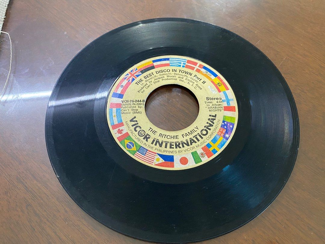 Philippine Vinyl Plaka Record 45 RPM - THE BEST DISCO IN TOWN PART II ...