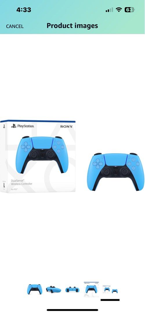 PlayStation DualSense Wireless Controller - Starlight Blue ...