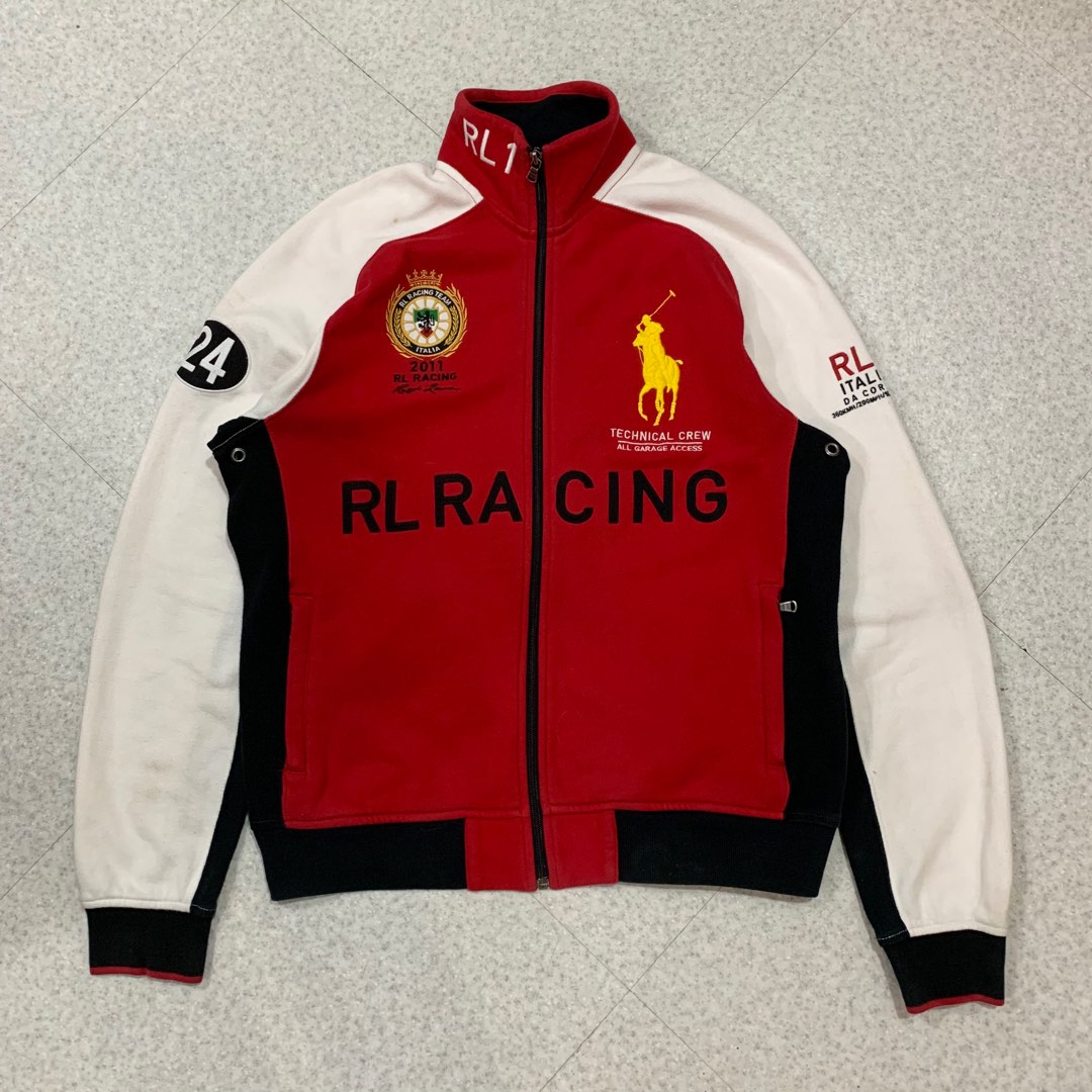 Polo Ralph Lauren Racing Track Jacket, Men's Fashion, Activewear on ...