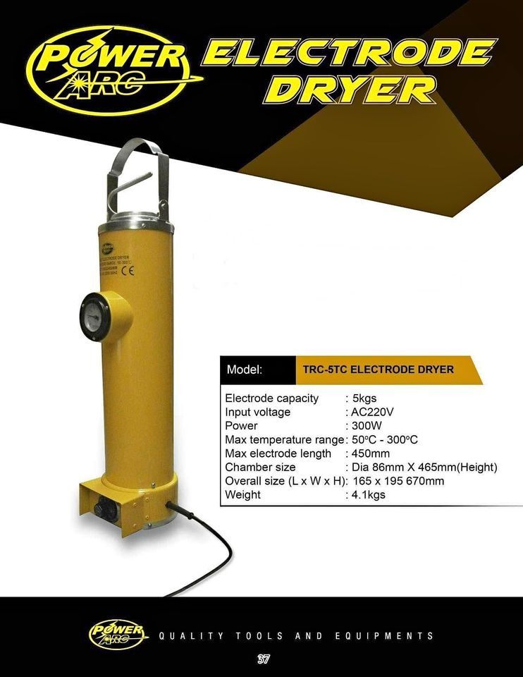 POWERARC ELECTRODE DRYER 300W, Commercial & Industrial, Construction ...