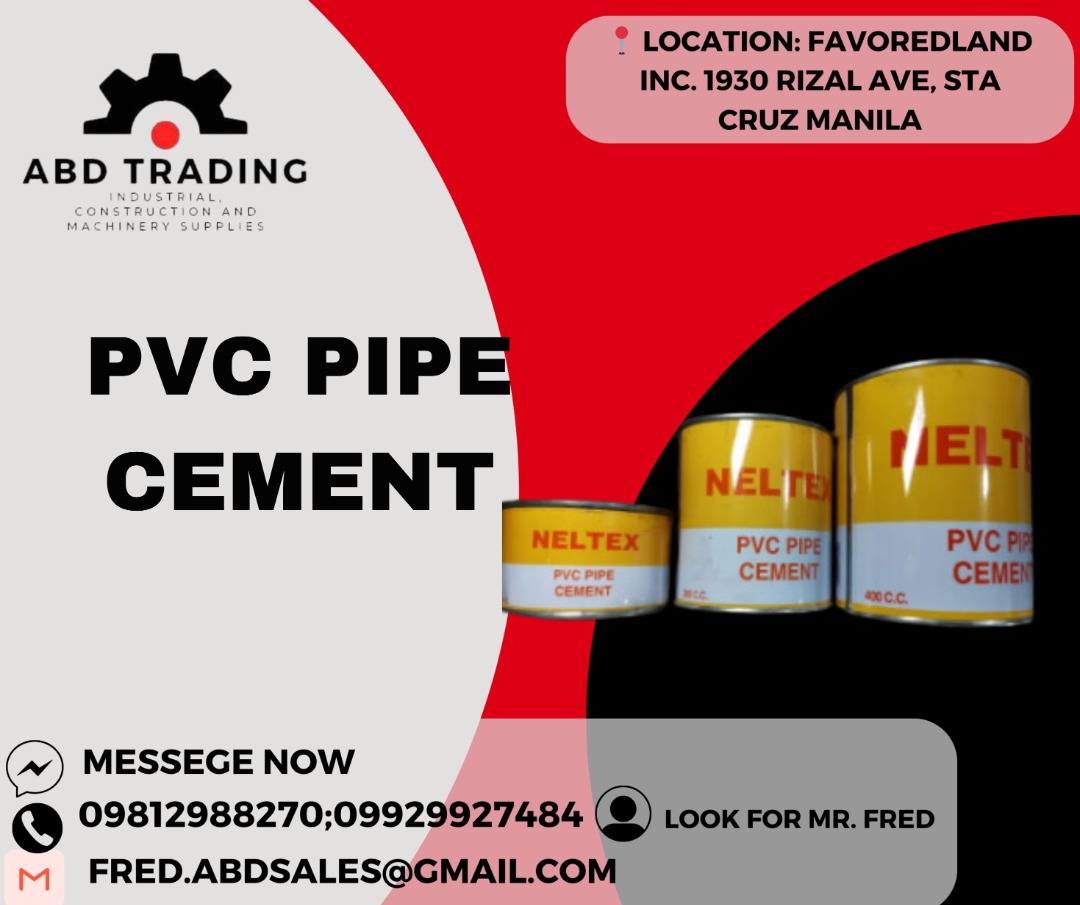 PVC PIPE CEMENT, Commercial & Industrial, Construction Tools ...