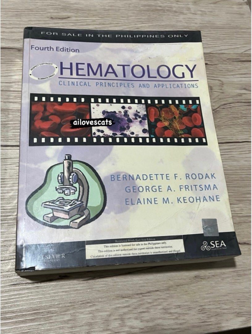 Rodak’s Hematology Clinical Principles and Applications 4th Edition ...