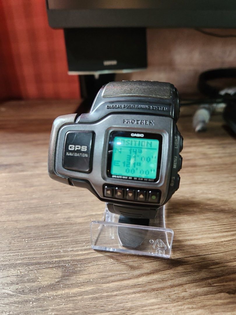 Rush‼️ Rare & Vintage Casio Protrek PRT-1 GPS watch, Men's Fashion ...