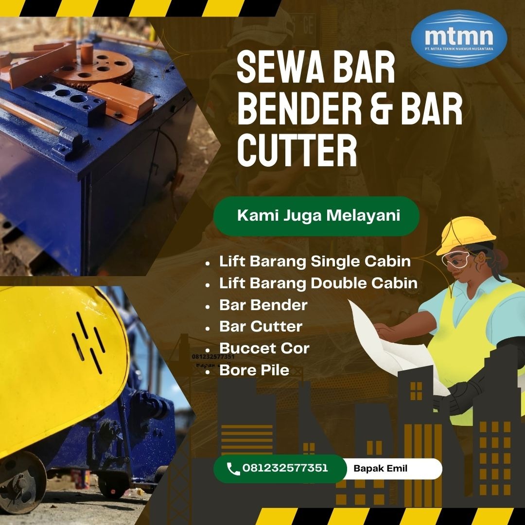 SEWA / RENTAL BAR BENDER DAN BAR CUTTER | BENDING DAN CUTTING | MESIN ...