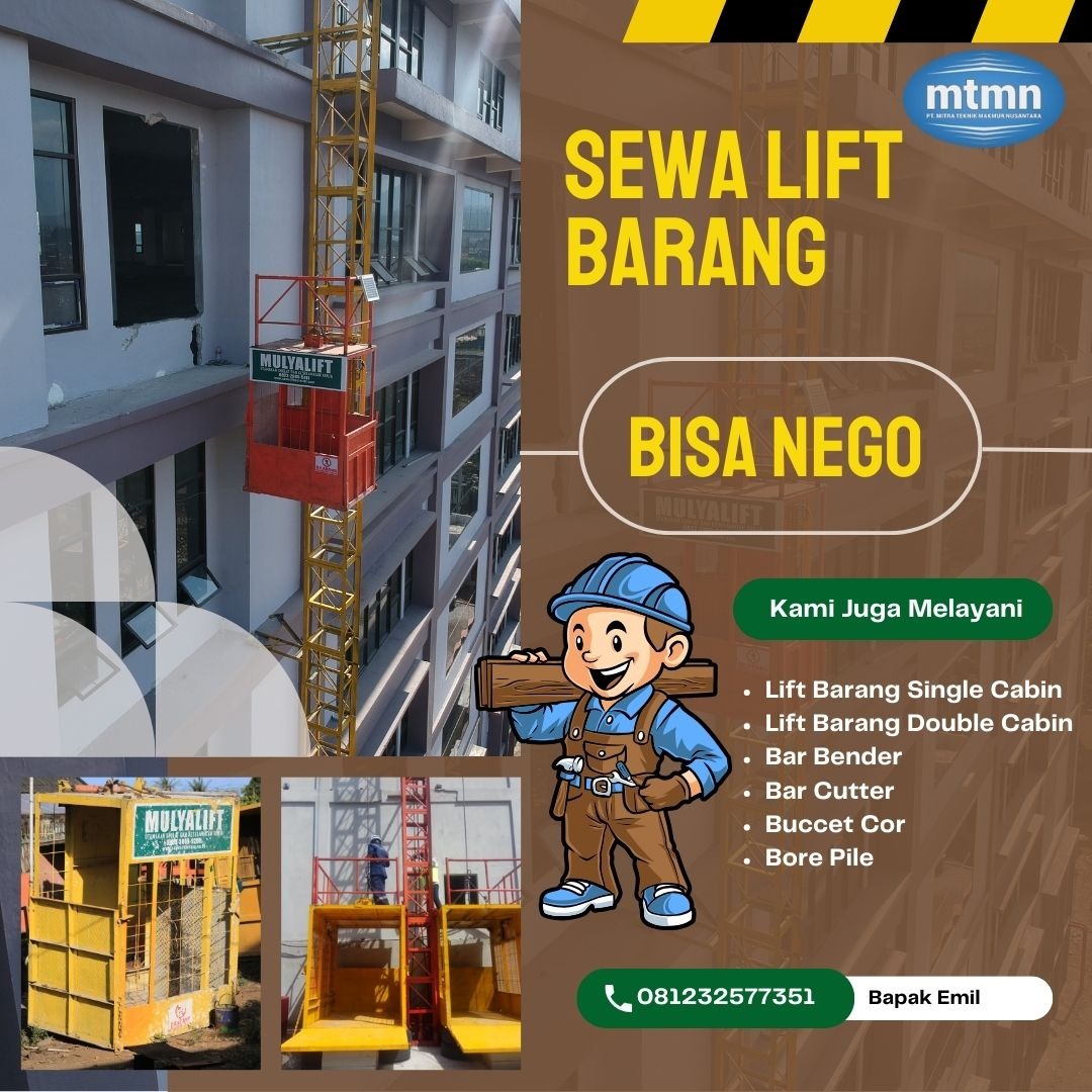 Sewa Alat Proyek Lift Barang 1- 2 Ton Bisa Nego Kota Semarapura Bali ...