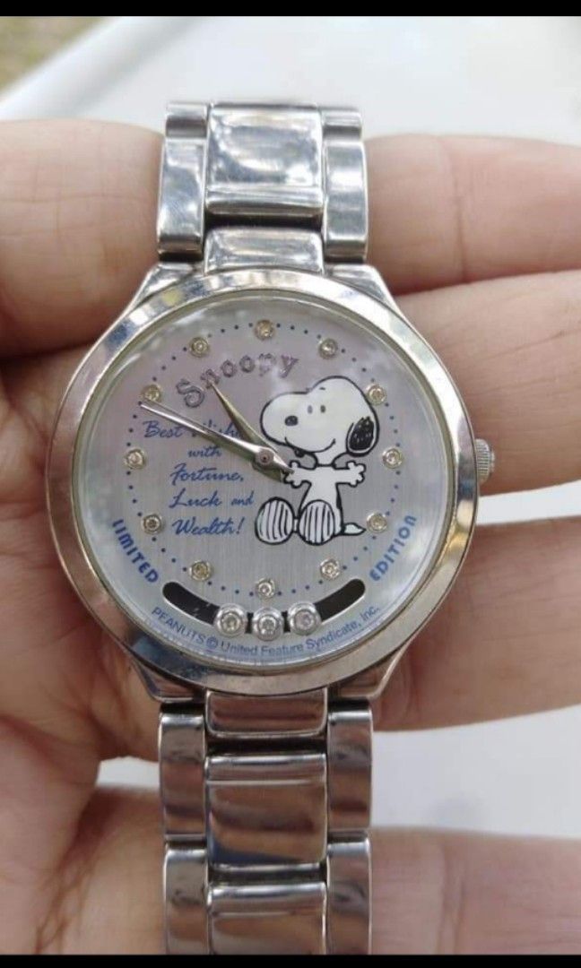 Snoopy limited edition best wishes for fortune, luck & wealth unisex ...
