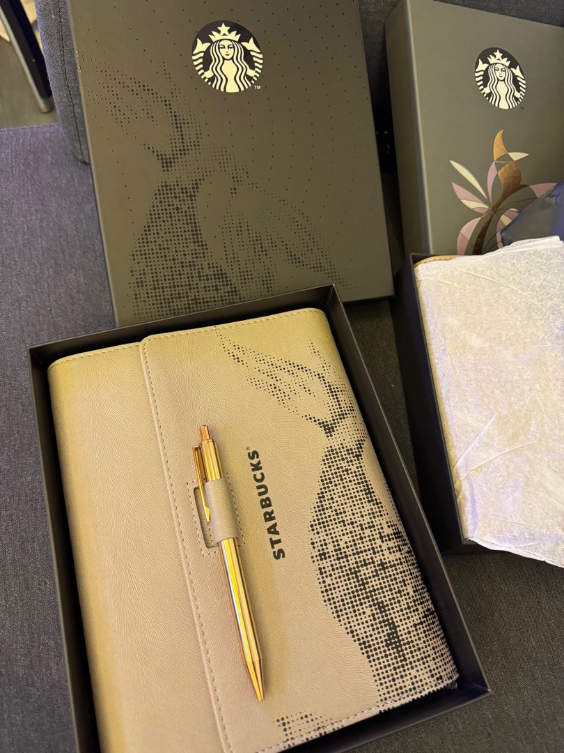 Starbucks stationary notebook 2024, Women's Fashion, Bags & Wallets ...