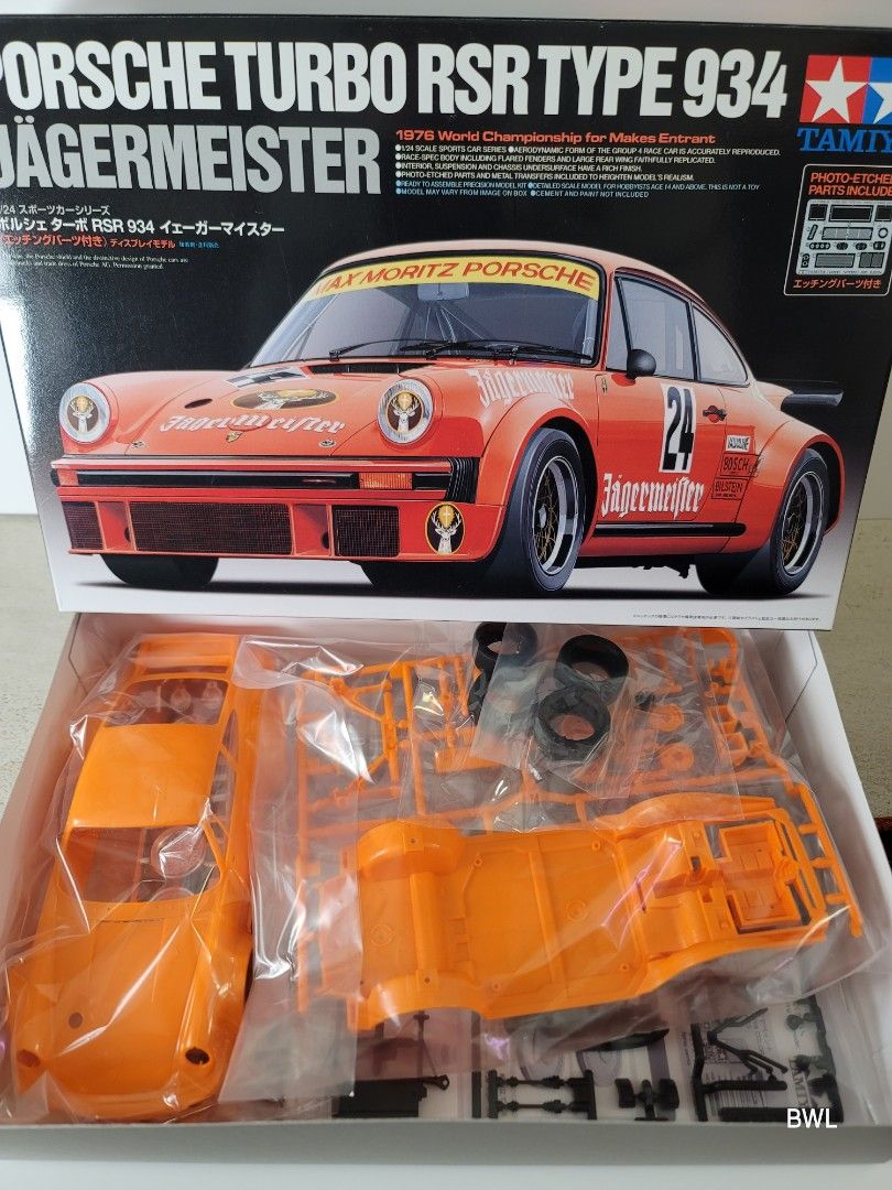 Tamiya Porsche Turbo RSR 934 + Studio27 Transkit 1/24 kit Ref#24328* ...